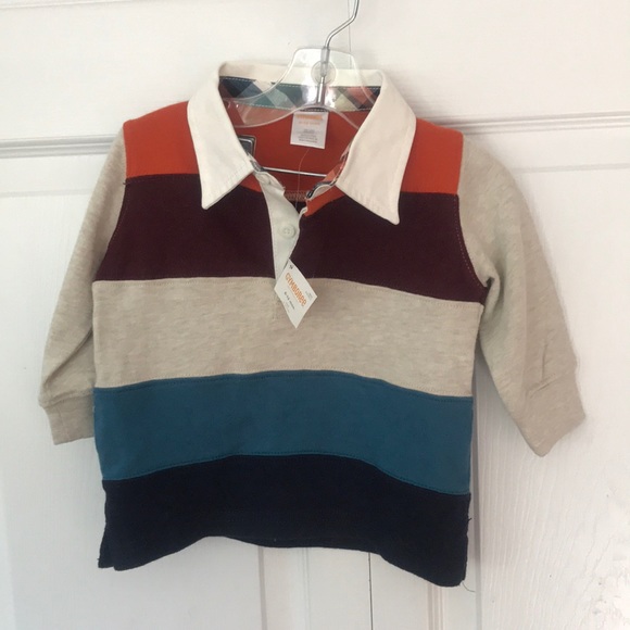Gymboree | Shirts & Tops | Nwt Gymboree Fox Trail Long Sleeve Rugby ...